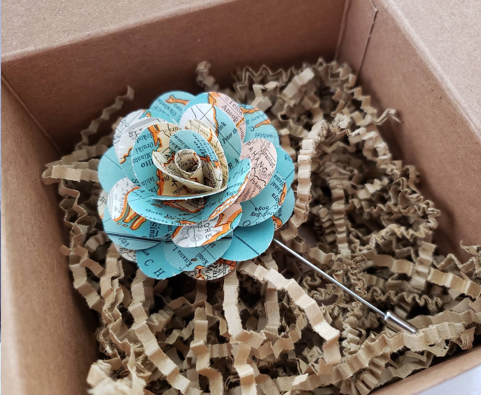 Vintage Map Lapel Pins Wedding Pins Boutonniere - Etsy