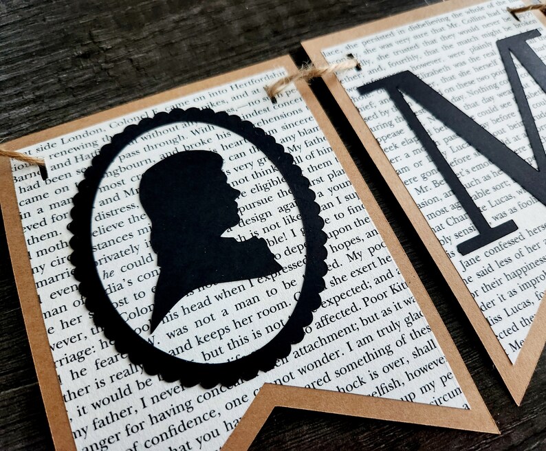 Pride and Prejudice by Jane Austen Book Lovers Banner Fully ...