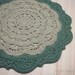 Handmade Cotton Chunky Crochet Cream Rug/crochet Nursery Rug ...