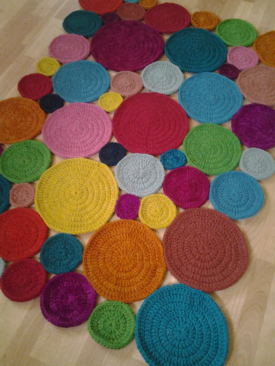 Crochet Square Rug/rectangular Area Rug/handmade - Etsy