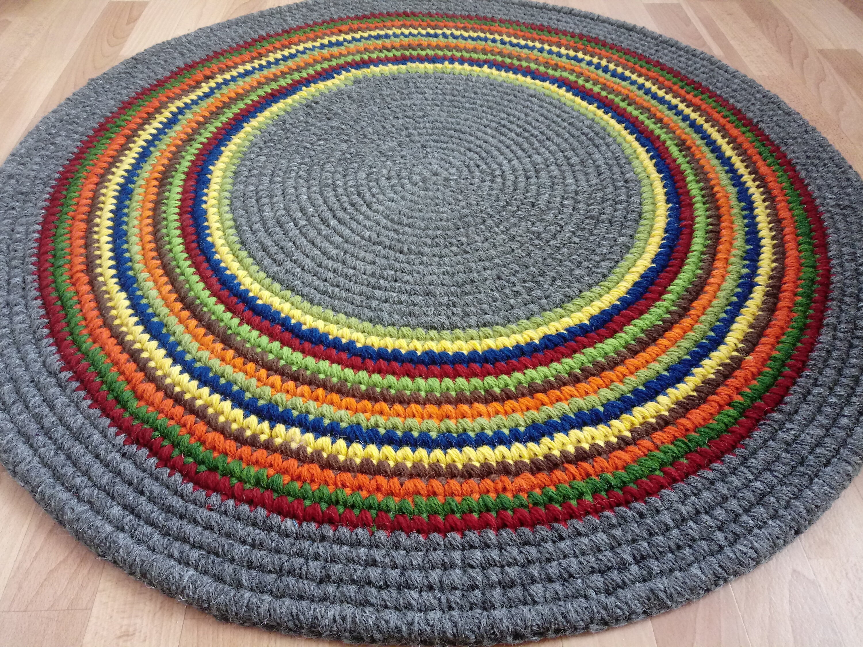 Round rug Rug Area Rug Floor Rugs Handmade Rug Carpet Wool Rug | Etsy