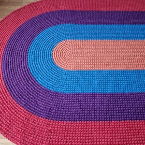 Oval rug/Oval Rug/Handmade Rug/Carpet/Wool Rug/Alfombra/Teppich/Tapis ...