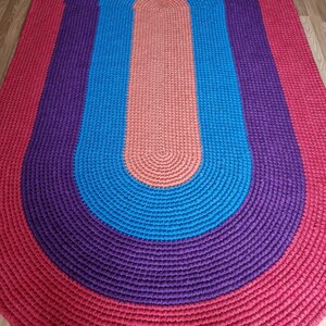 Oval rug/Oval Rug/Handmade Rug/Carpet/Wool Rug/Alfombra/Teppich/Tapis ...