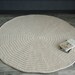 Handmade Cotton Chunky Crochet Cream Rug/crochet Nursery Rug ...