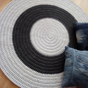 Handmade Cotton Chunky Crochet Cream Rug/crochet Nursery - Etsy