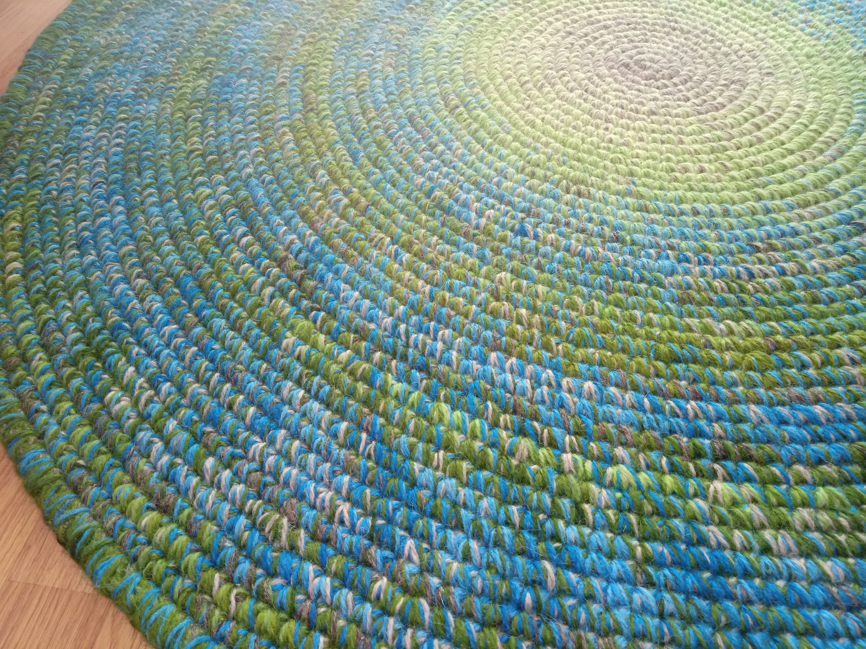 Round rug Rug Area Rug Floor Rugs Handmade Rug Carpet Wool | Etsy