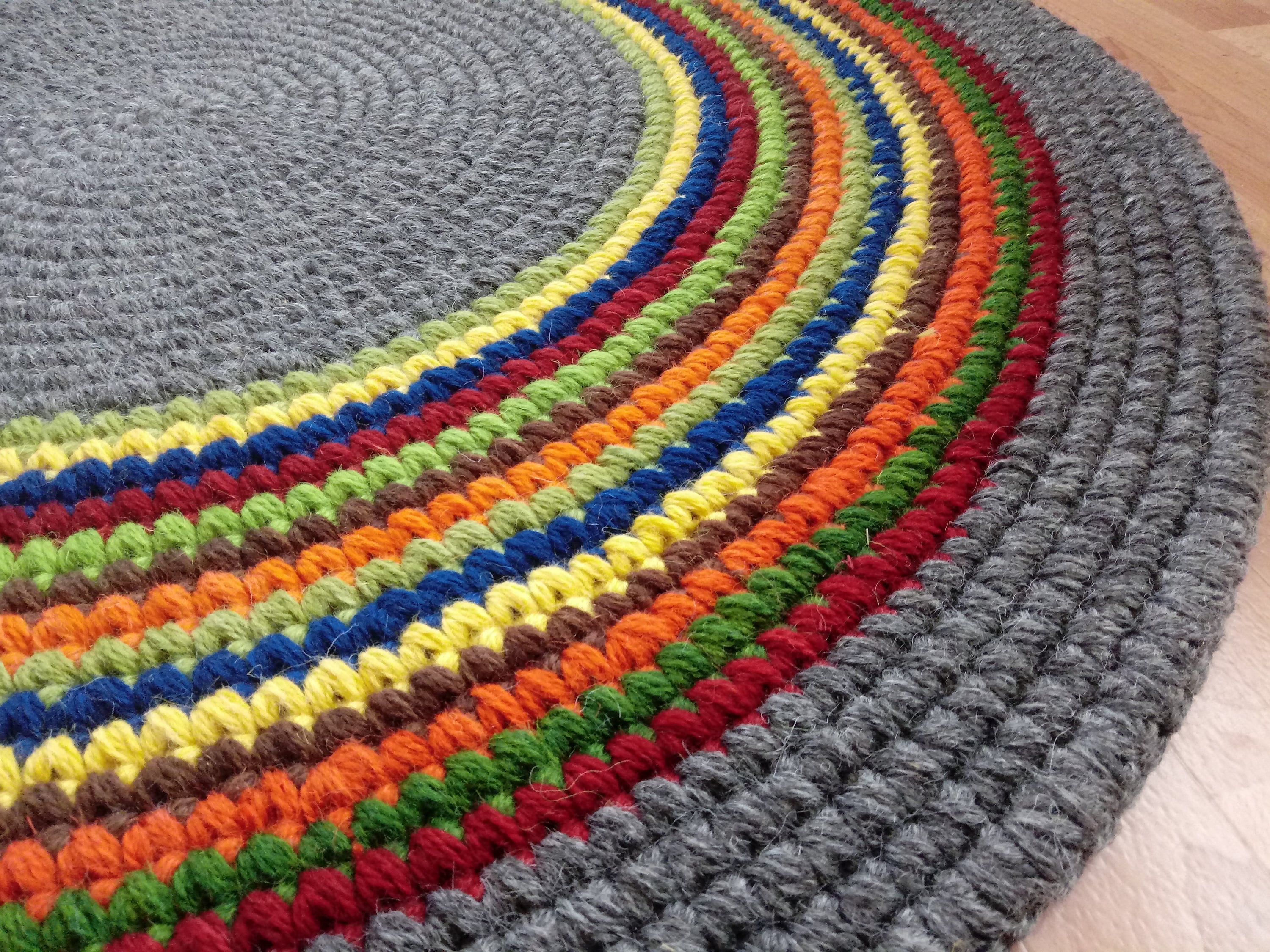 Round rug Rug Area Rug Floor Rugs Handmade Rug Carpet Wool Rug | Etsy