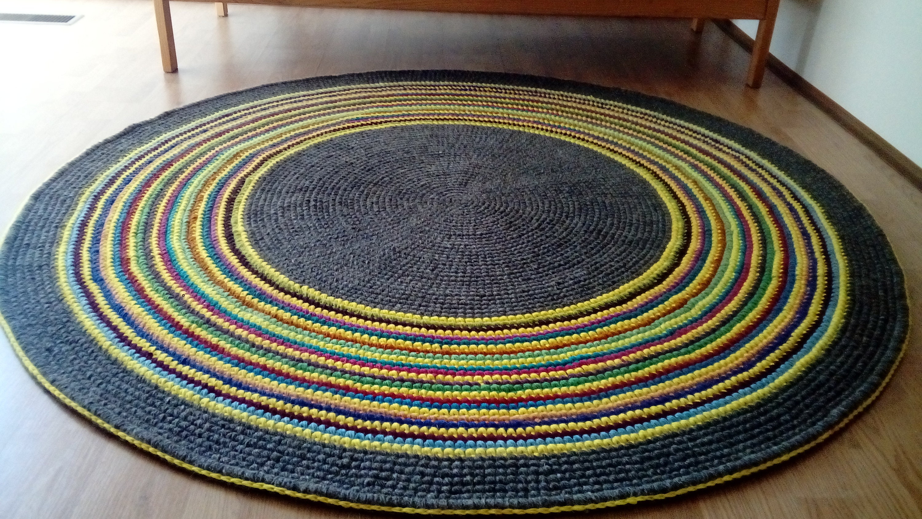 Round Rug/rug/area R Rugs/handmade Rug/carpet/wool | Etsy