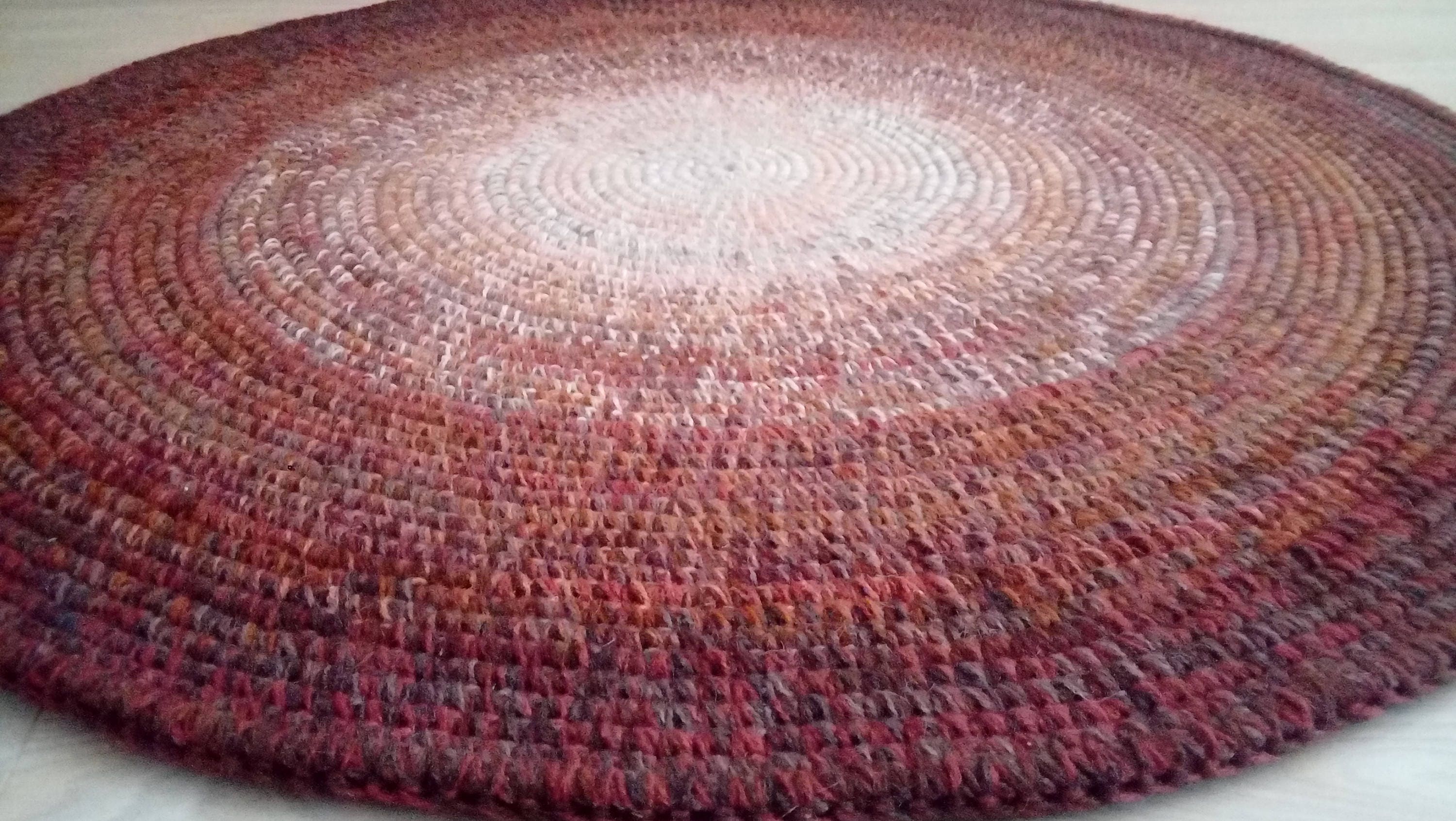 Round rug Rug Area Rug Floor Rug Handmade Rug Carpet Wool Rug | Etsy