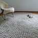 Handmade Cotton Chunky Crochet Cream Rug/crochet Nursery - Etsy