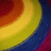 Round Rug Rainbow/rug/area Rugshandmade Rug/carpet/wool - Etsy