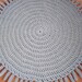 Handmade Cotton Chunky Crochet Cream Rug/Crochet Nursery - Etsy Polska