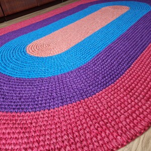 Oval rug/Oval Rug/Handmade Rug/Carpet/Wool Rug/Alfombra/Teppich/Tapis ...