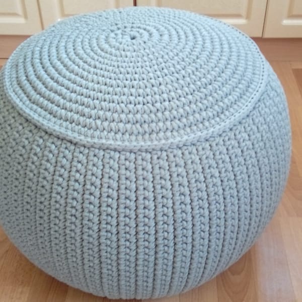 Crochet Pouf - Etsy