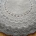 Handmade Cotton Chunky Crochet Cream Rug/crochet Nursery Rug ...