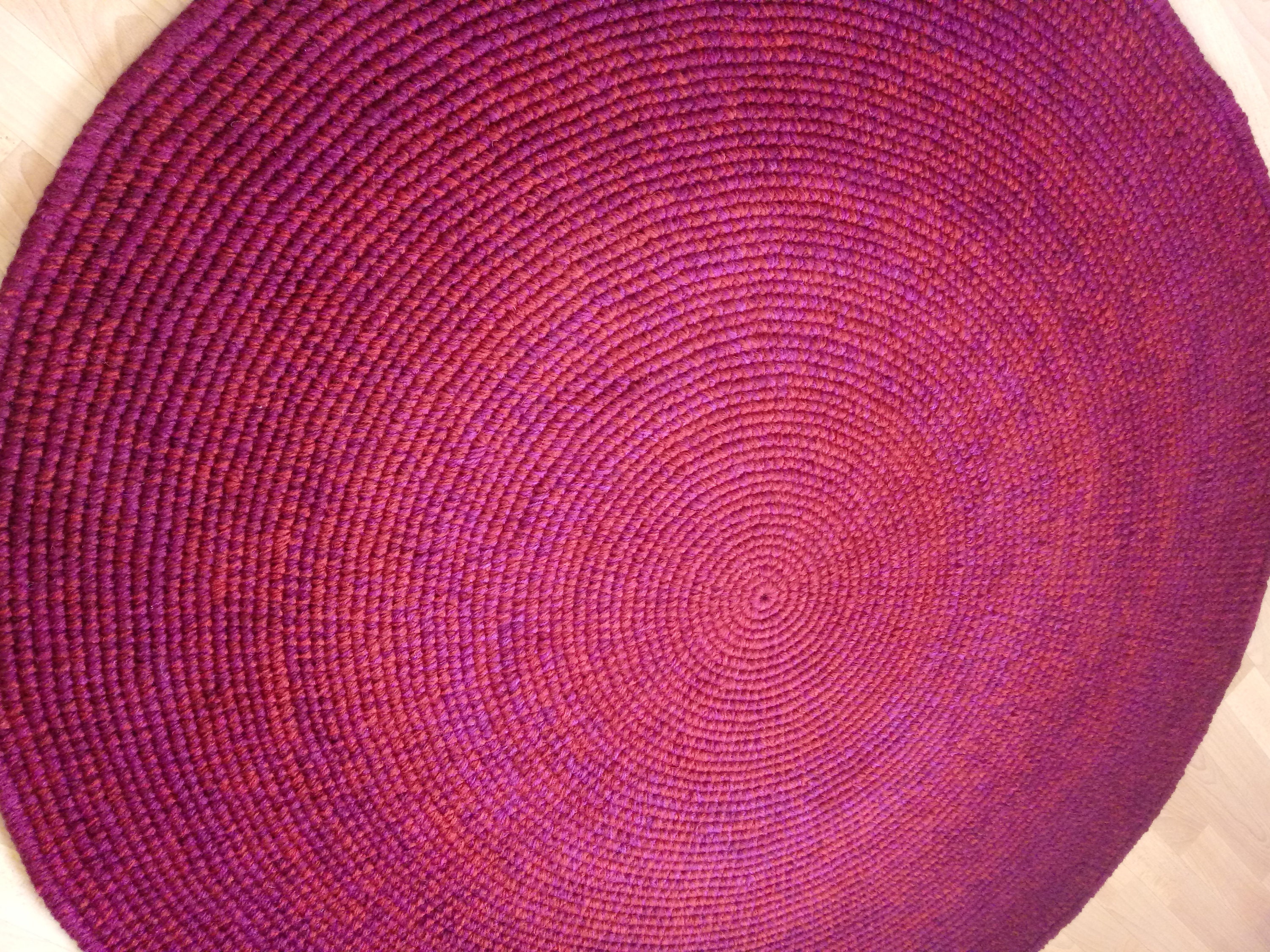 Round Rug/red Rug/area Rug/handmade Rug/carpet/wool | Etsy