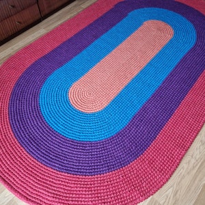 Oval rug/Oval Rug/Handmade Rug/Carpet/Wool Rug/Alfombra/Teppich/Tapis ...