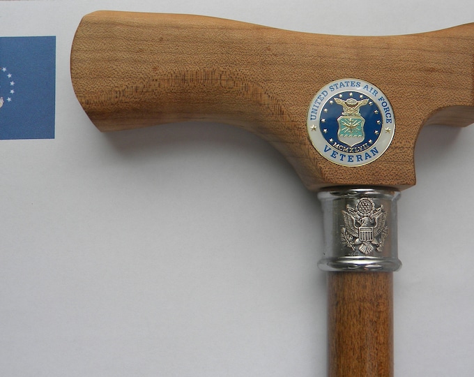 US Air Force Veterans Cane - Etsy