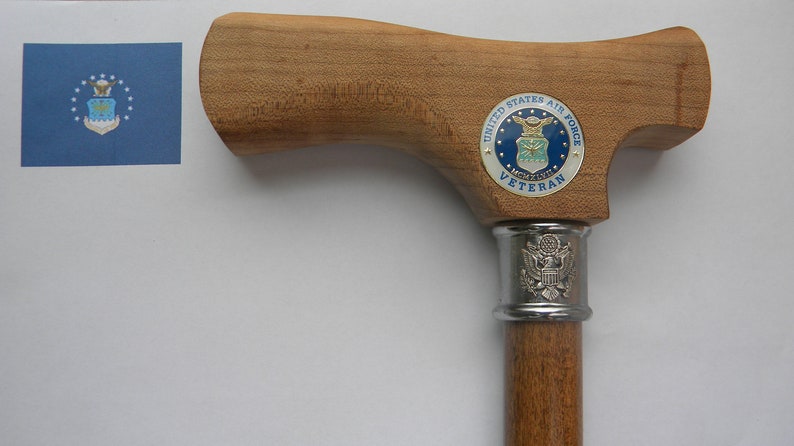 US Air Force Veterans Cane - Etsy