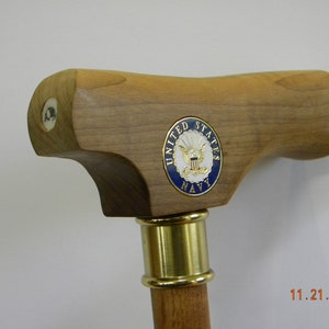 US Navy Veterans Cane - Etsy