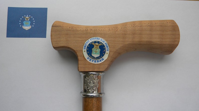 US Air Force Veterans Cane - Etsy