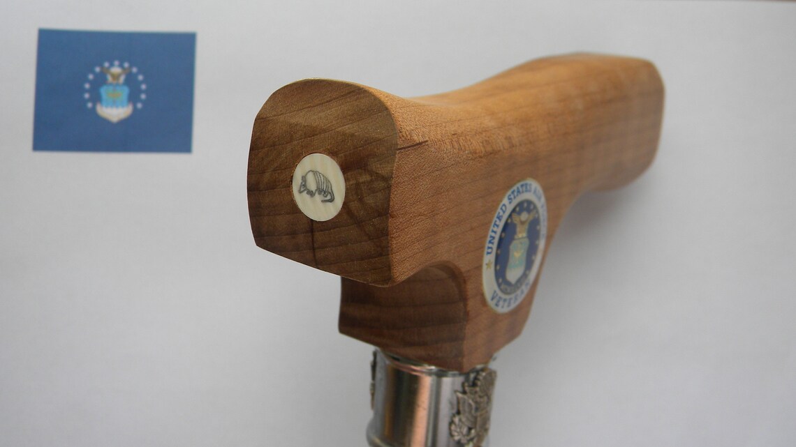 US Air Force Veterans Cane - Etsy