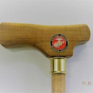USMC Veterans Walking Cane - Etsy