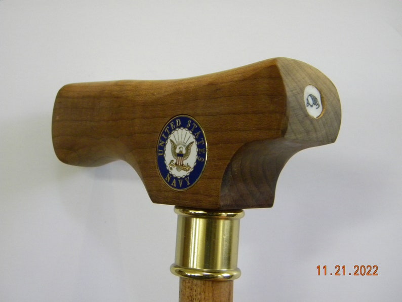 US Navy Veterans Cane - Etsy