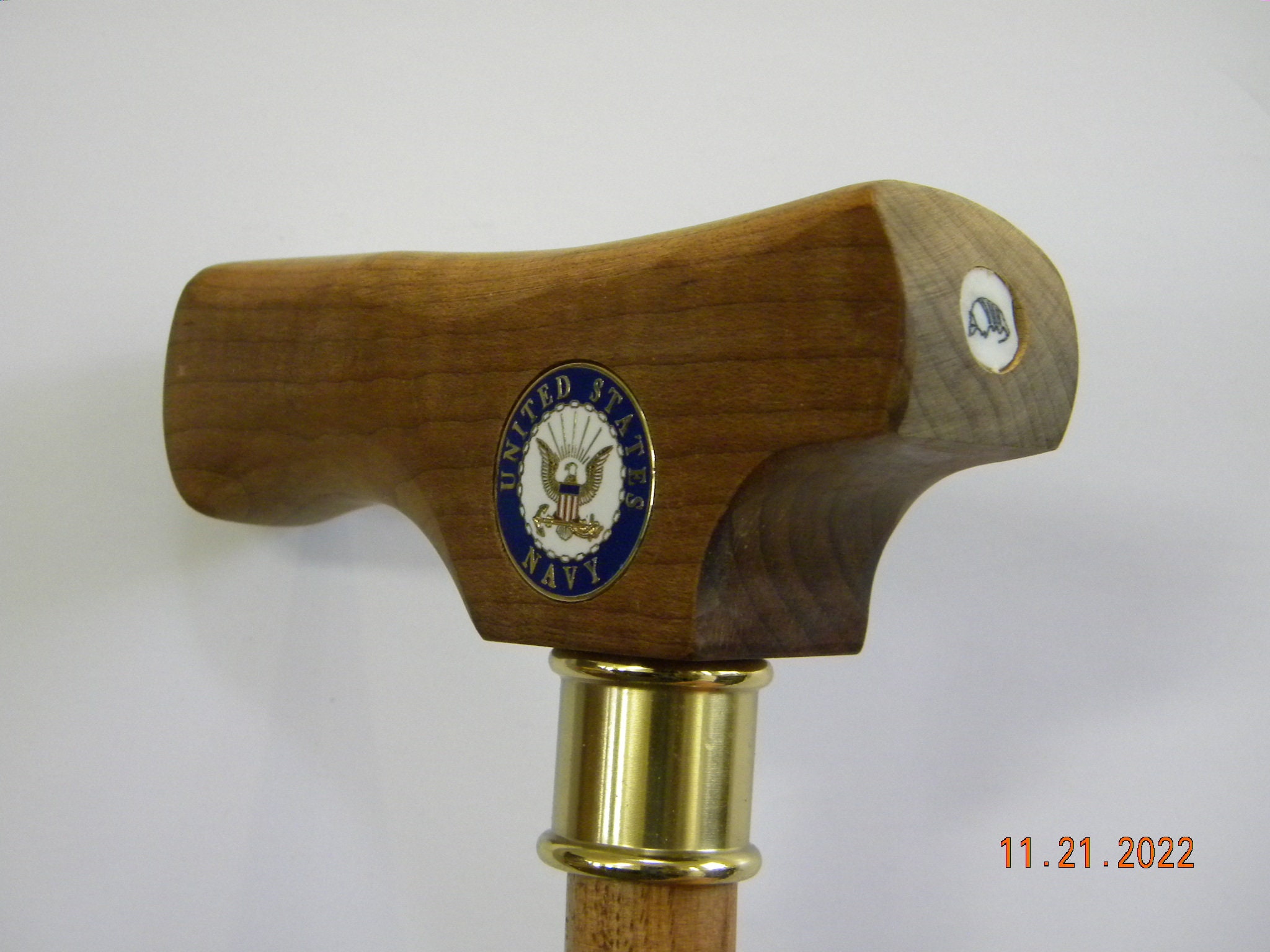 US Navy Veterans Cane - Etsy