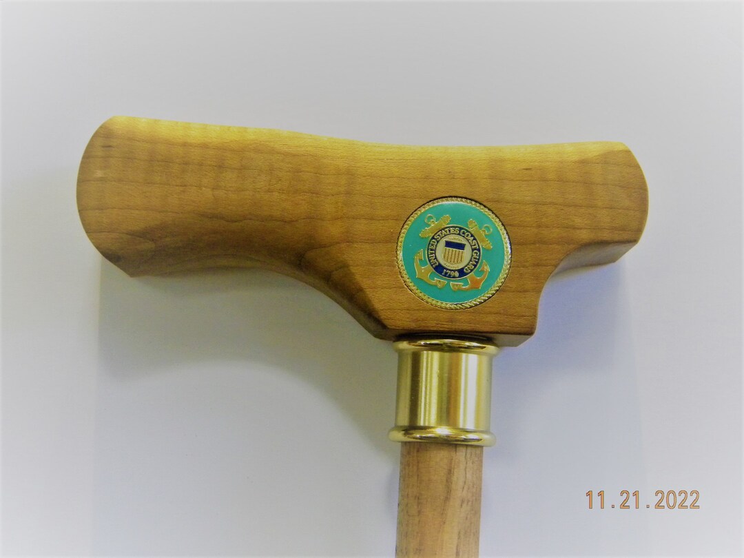 U.S. Coast Guard Veterans Cane - Etsy