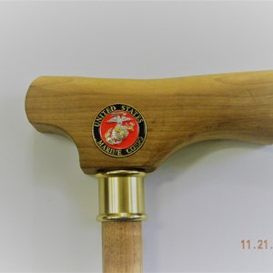 USMC Veterans Walking Cane - Etsy