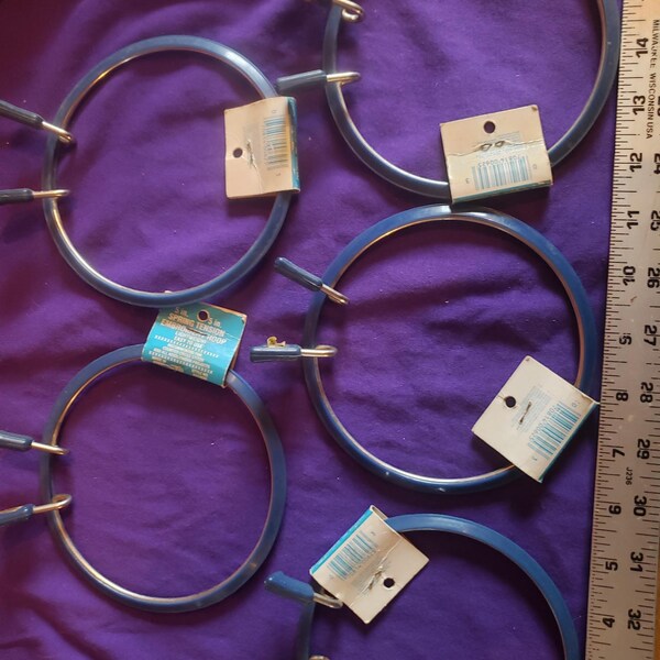 Navy Blue Hoops - Etsy