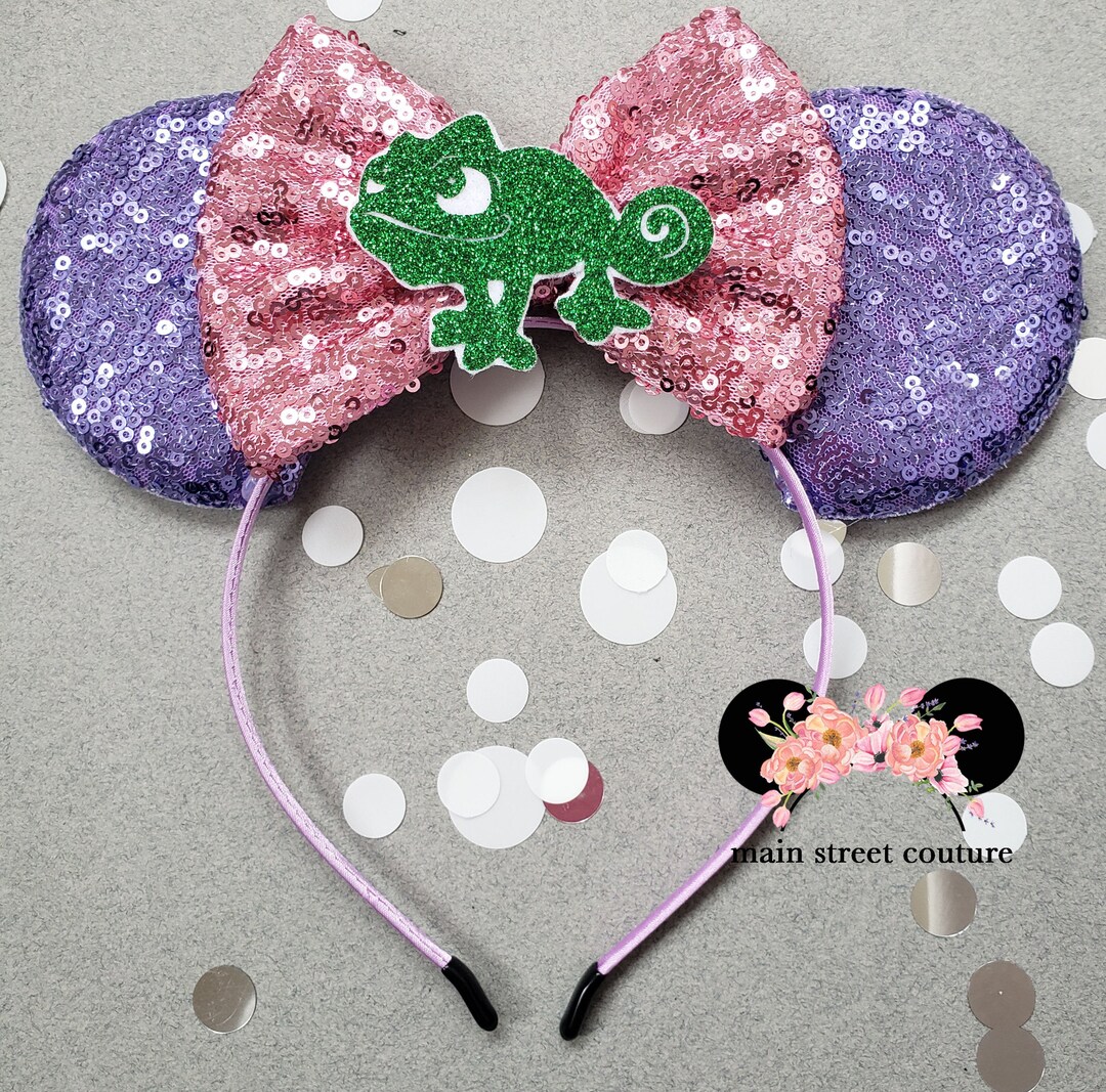 Princess Pink and Purple Rapunzel Inspired Tangled Inspired Pascal ...