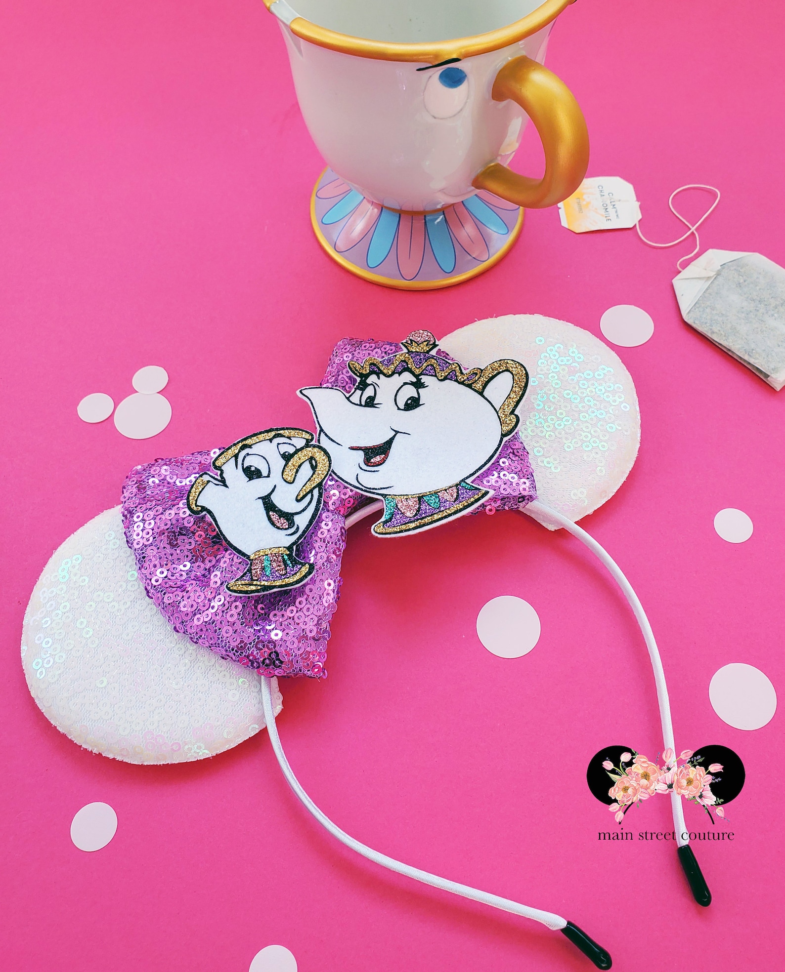 Princess Mrs Potts and Chip Beauty and the Beast Inspired | Etsy