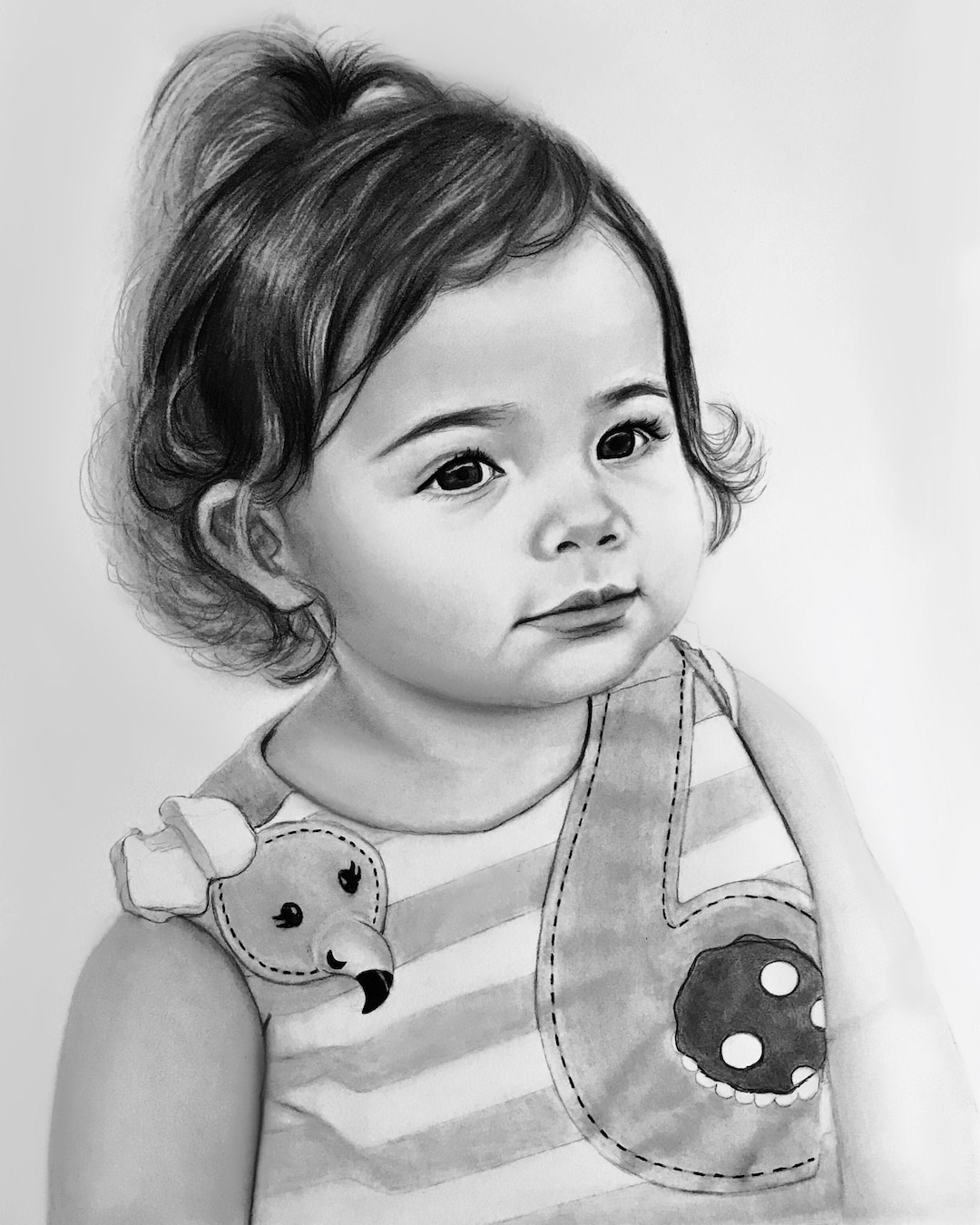Large Custom Pencil Sketch for Any Occasion - Etsy