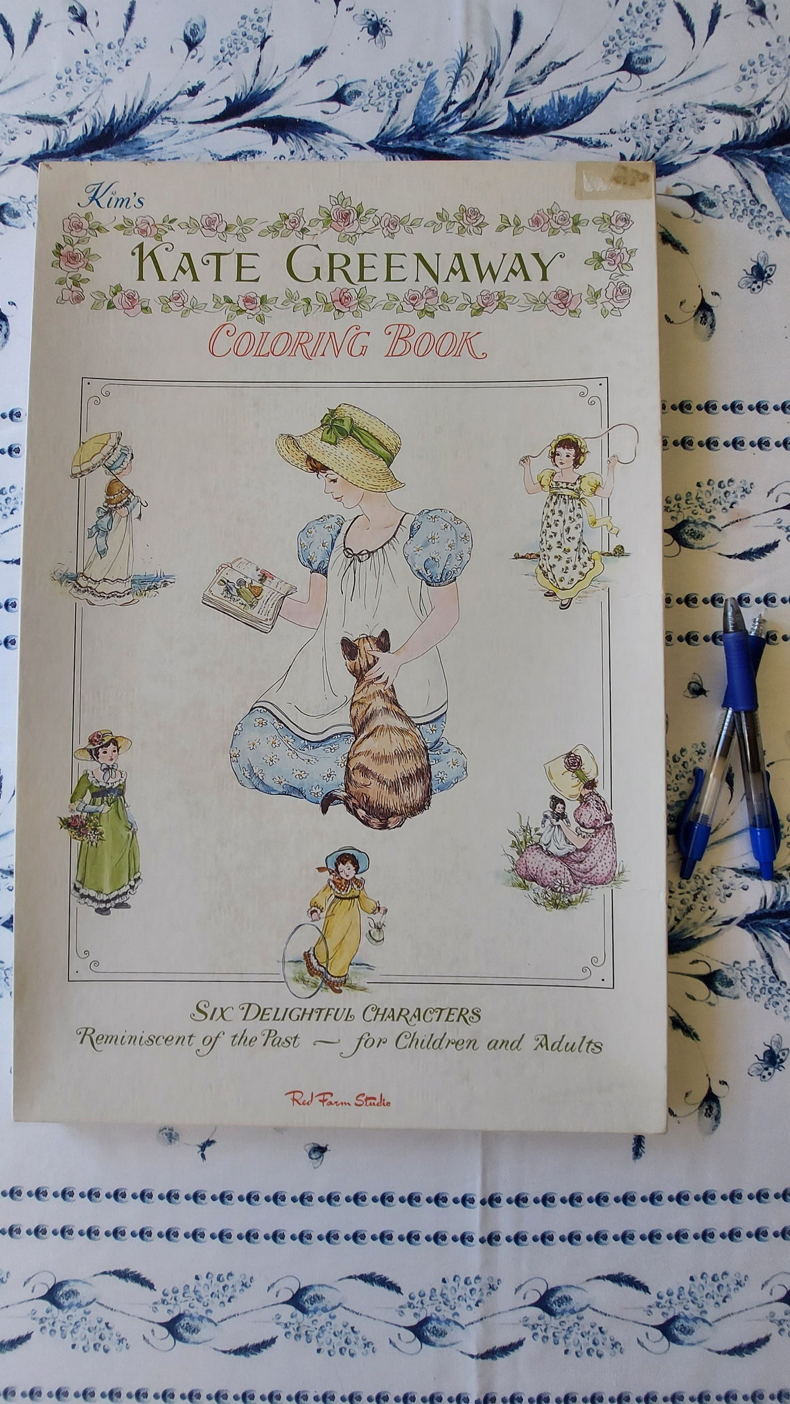 Vintage Kim's Kate Greenaway Coloring Book - Etsy