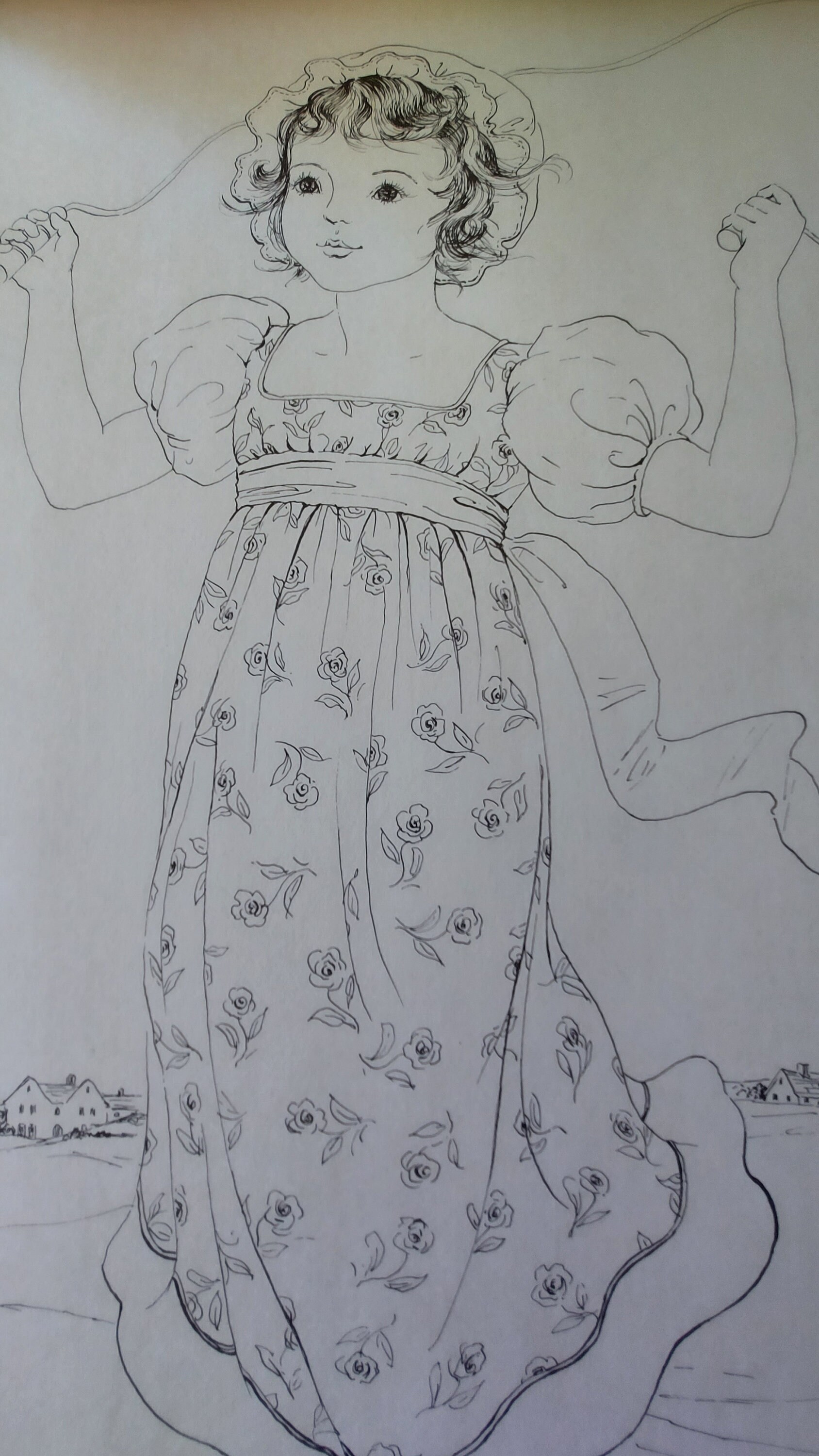 Vintage Kim's Kate Greenaway Coloring Book - Etsy