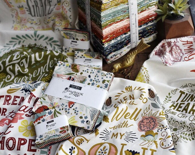 Moda Songbook Hymns Panel, Stephanie Sliwinski, Song Book, 45520 - Etsy