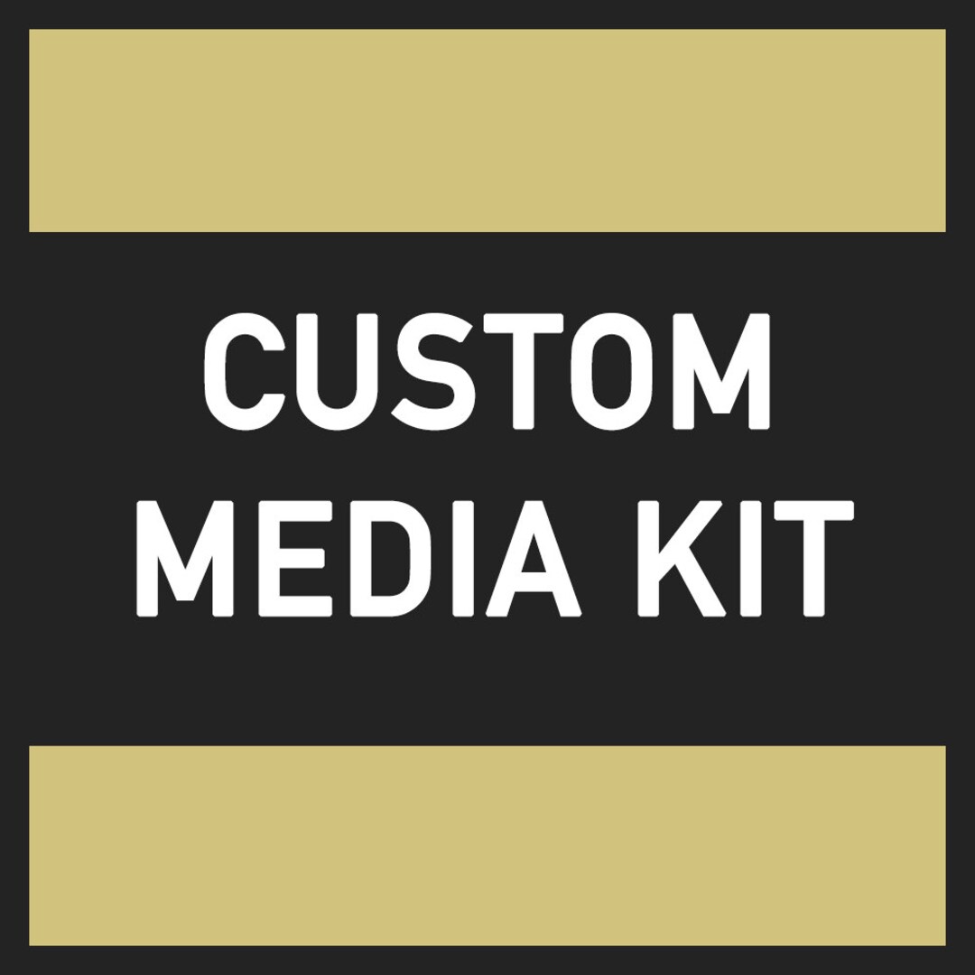 Custom Media Kit / Press Kit / Media Kit Marketing / Pricing - Etsy