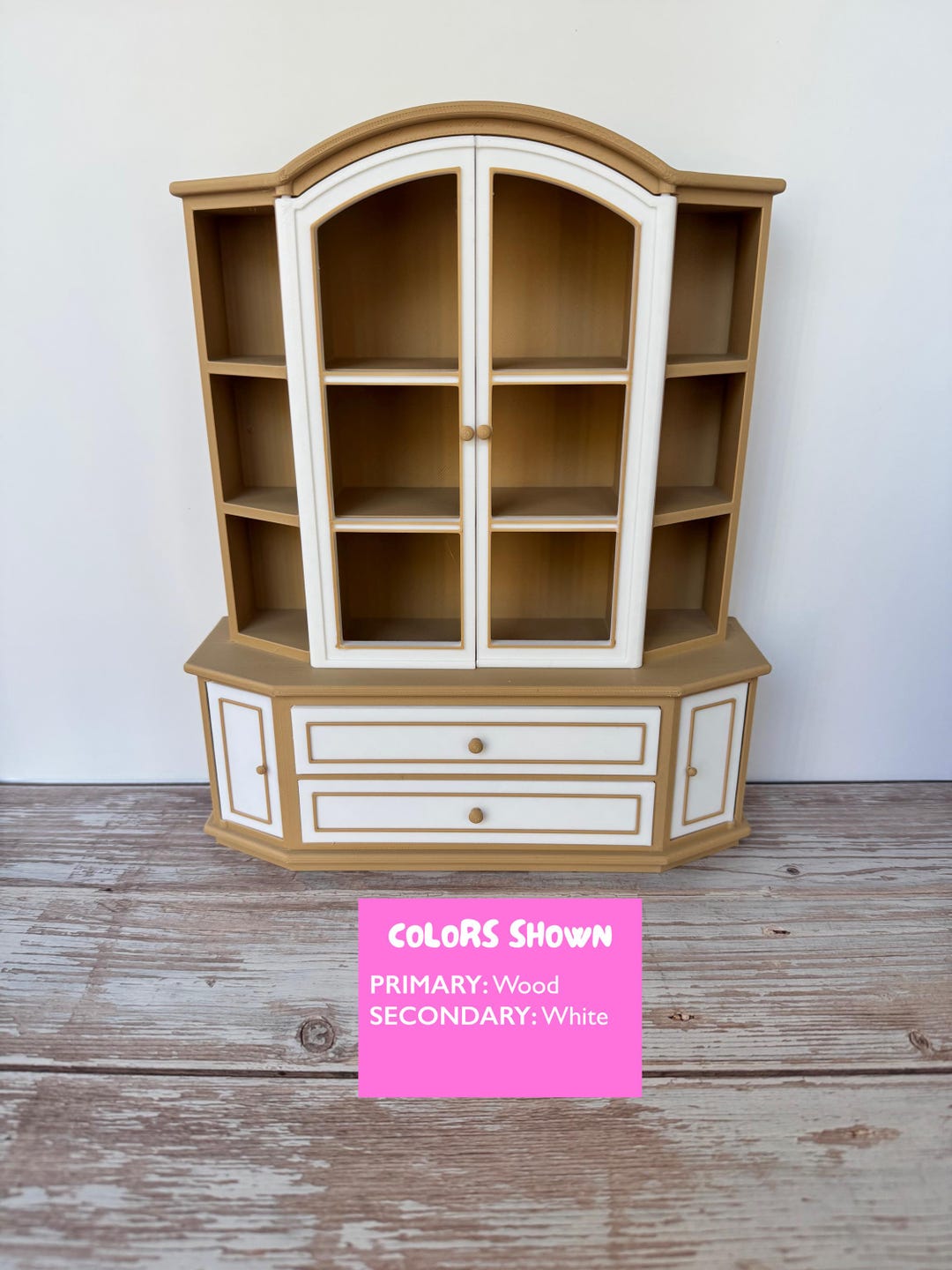 Miniature Victorian Hutch | Mini Display Cabinet | Compatible With ...