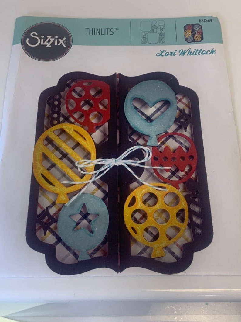 Sizzix Thinlits Die Set Gatefold Card Birthday by Lori Whitlock, 10 Pack - Etsy