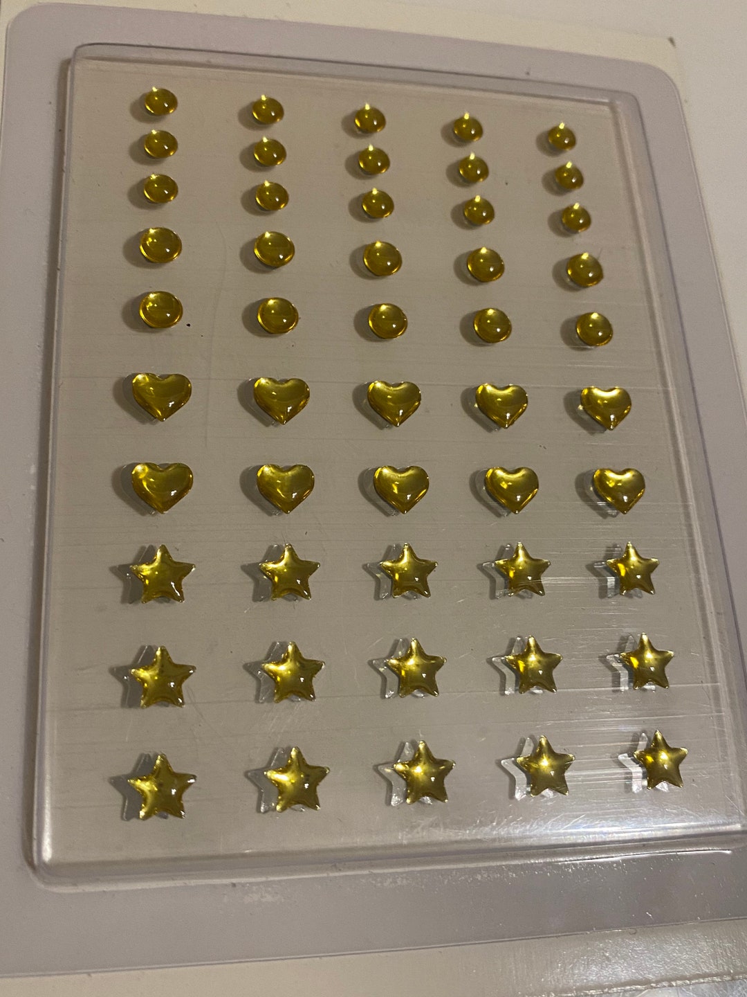 Stampin Up Metallic Enamel Shapes 100 piece embellishments - Etsy ...