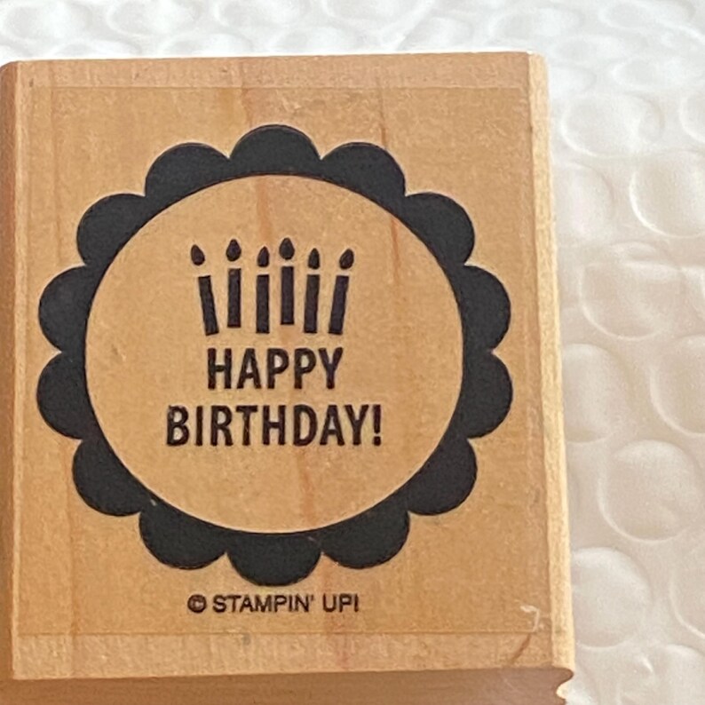 Stampin’ up Happy Birthday Stamp - Etsy