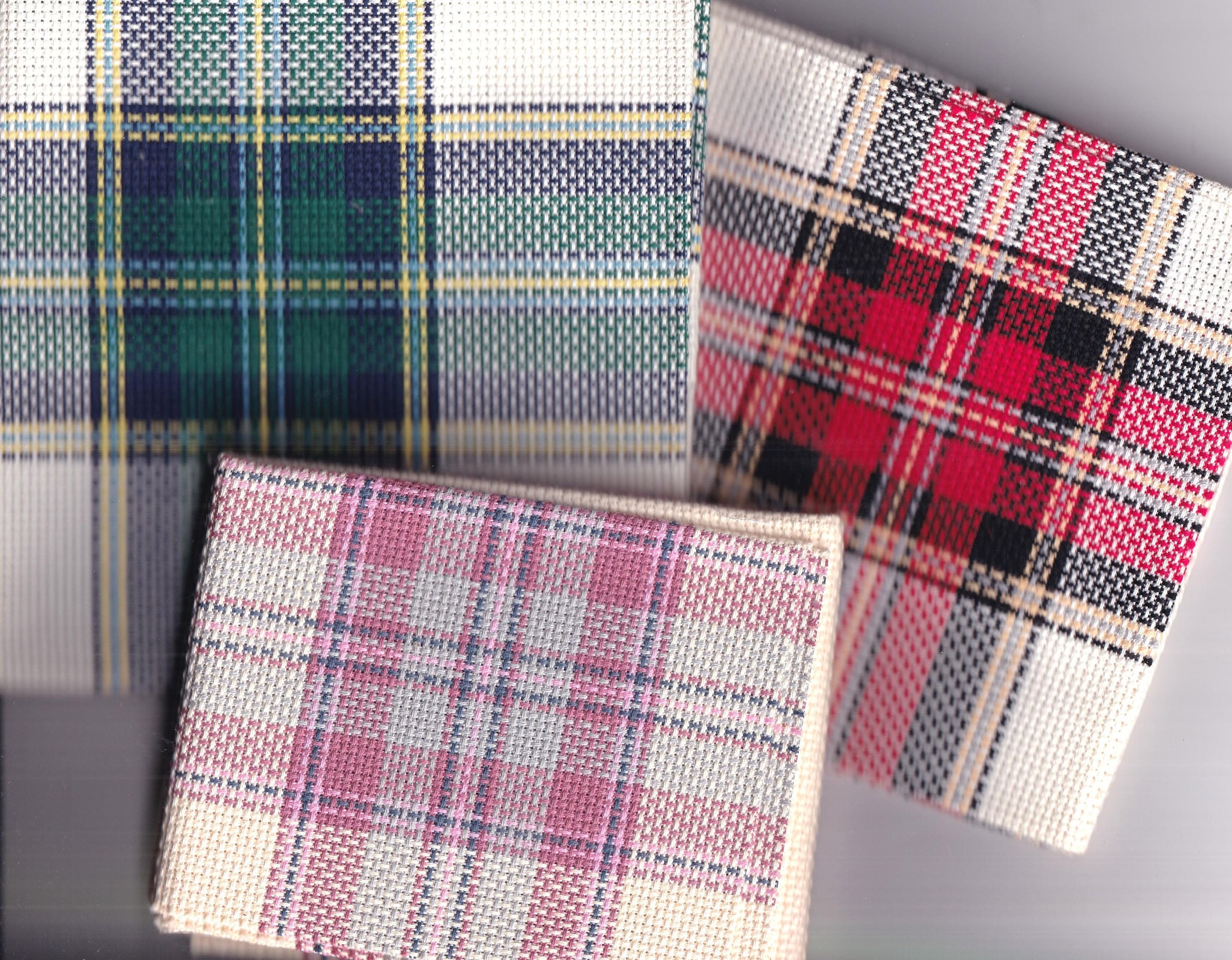 Charles Craft, Vintage, Plaid Hopscotch Design Aida 14 Count Cross ...