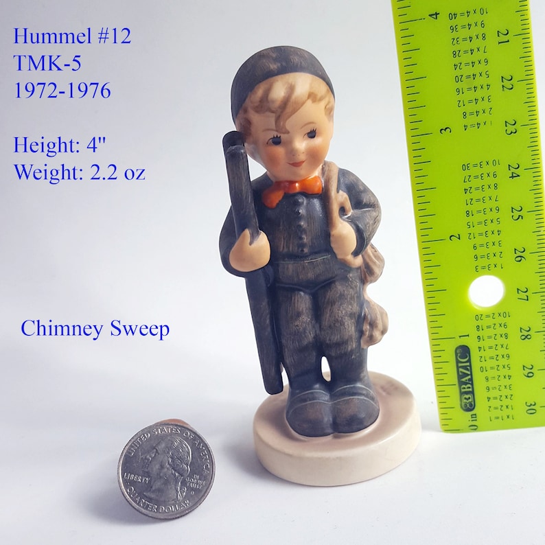 Genuine Vintage Goebel Hummel Chimney Sweep 1970s TMK-5 Hummel #12 - Etsy