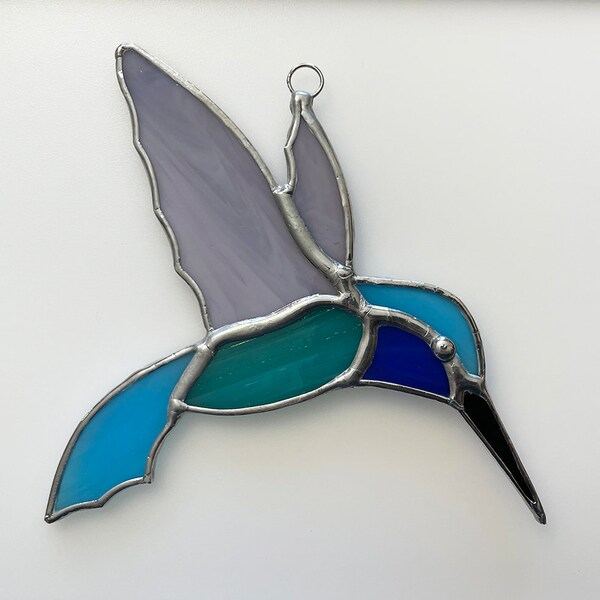 Aqua Stained Glass - Etsy