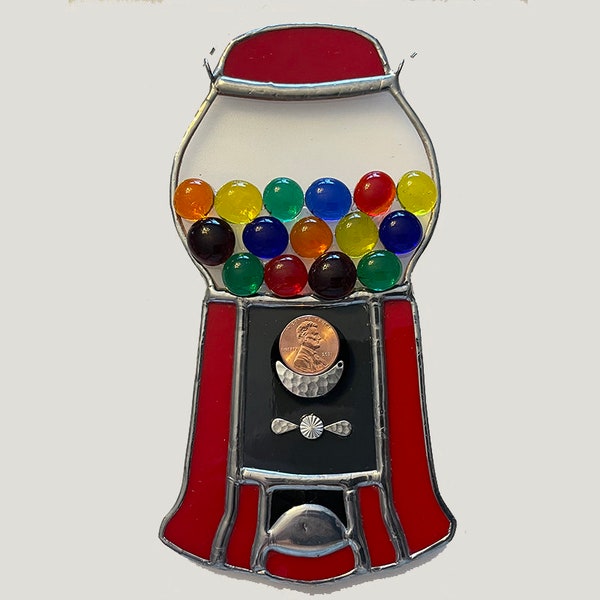 Gumball Machine Stained Glass - Etsy