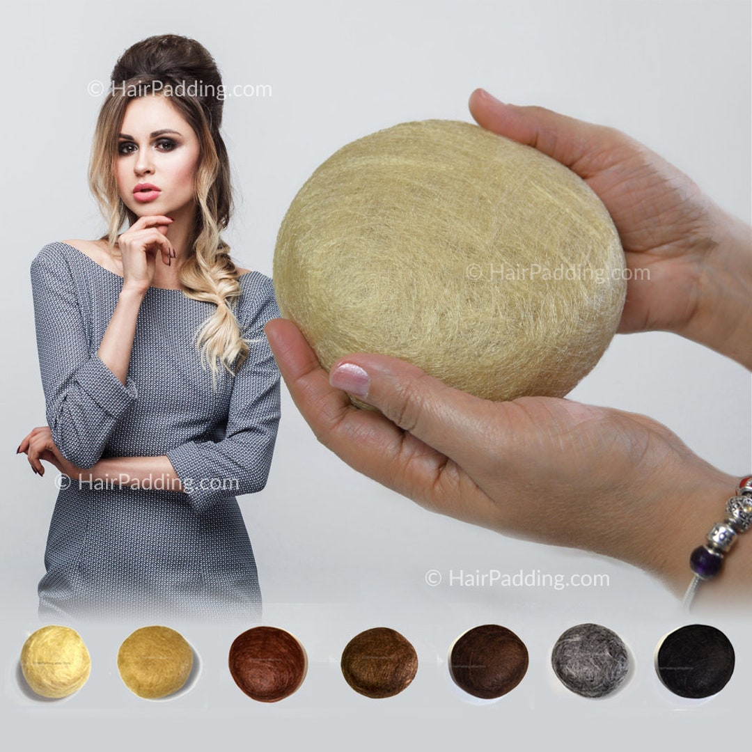 Doughnut Hair Padding Super Large Volumizing Donut, High Bouffant Full ...