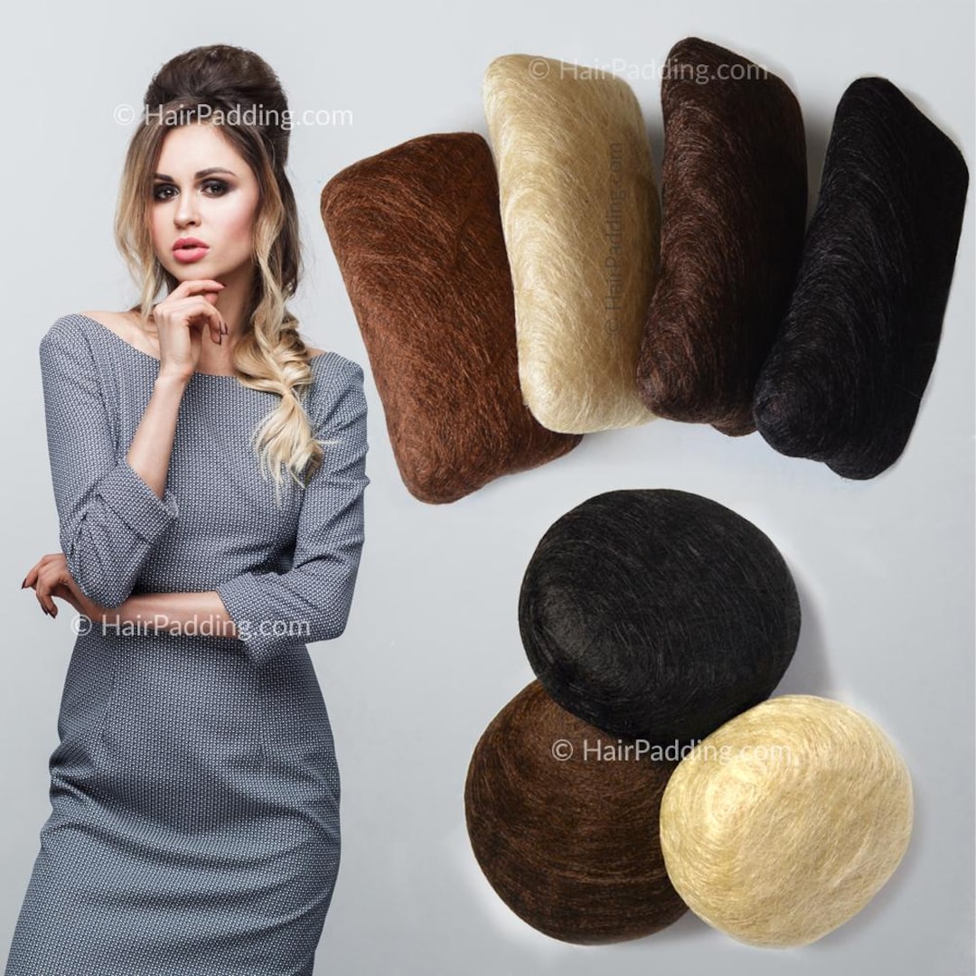 Large Hair Dougnut Padding, Hair Bun Donuts & Rolls, Insert Hair Bump ...
