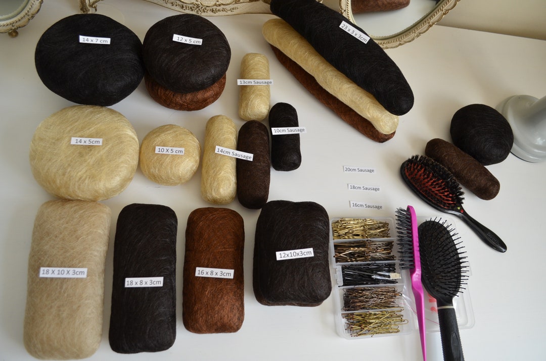 Historical Hair Padding Bun for Bridal Wedding Hair Updo Pad Puff, Hair ...